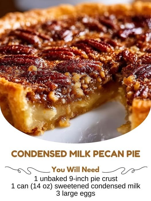 Condensed Milk Pecan Pie | Easy, Gooey, Rich & Southern Classic Dessert ...