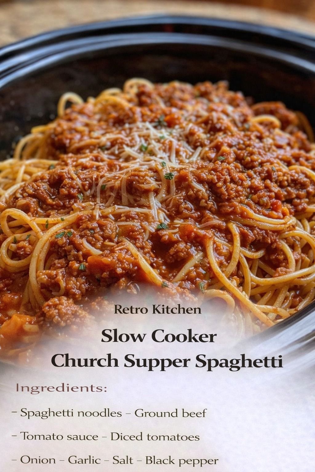 Slow Cooker Church Supper Spaghetti – easy recipes